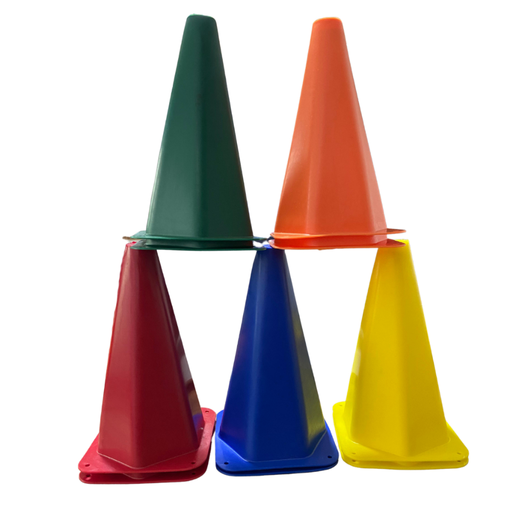 Cone Treino Funcional - Kit 10 Unidades Escolinha Futsal Society ...