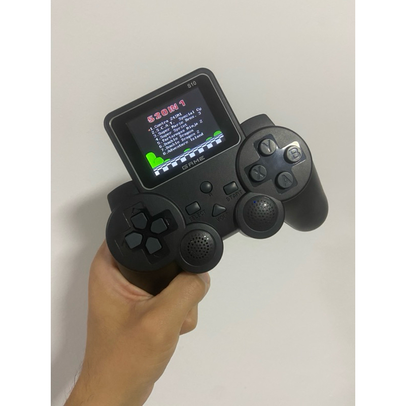 Console Portátil Retrô Game S10 com 520 Jogos Clássicos Embutidos ...