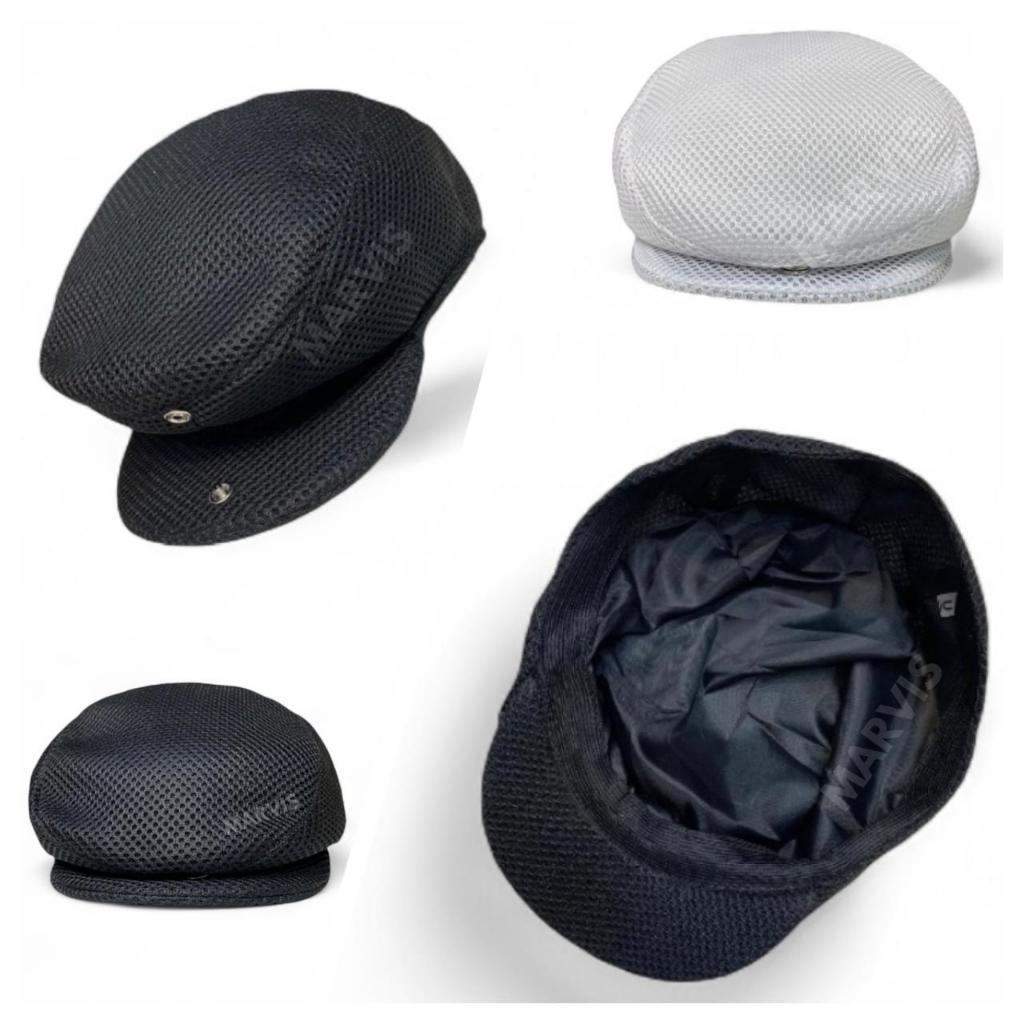 BOINA BONE MASCULINA ITALIANA COM BOTAO DE PRESSAO FRONTAL TECIDO LEVE ...