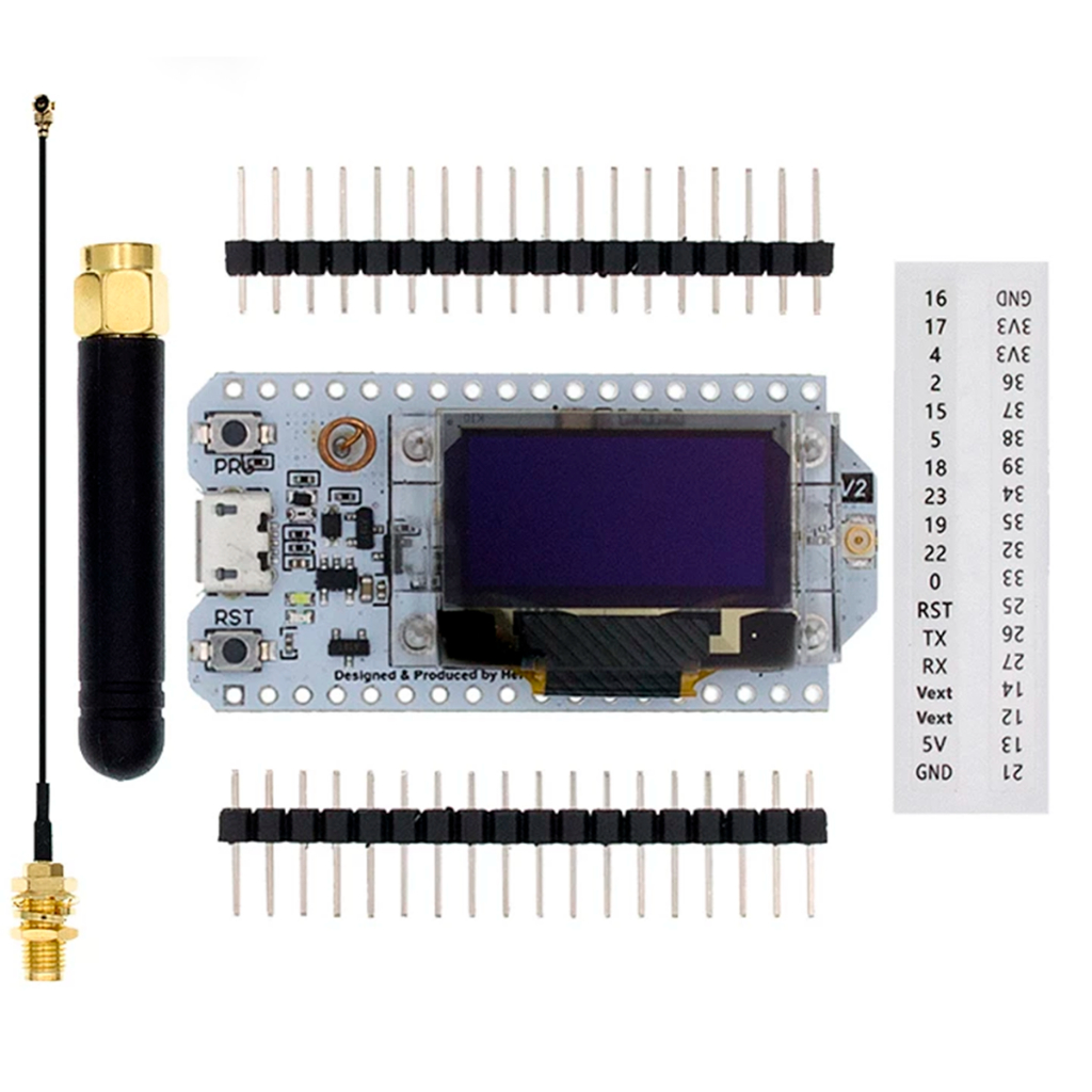Módulo Wifi ESP32 LoRa Display Oled Bluetooth SX1276 915MHz V2 | Shopee Brasil