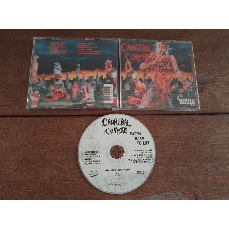 CD Cannibal Corpse - Eaten Back To Life (importado) | Shopee Brasil