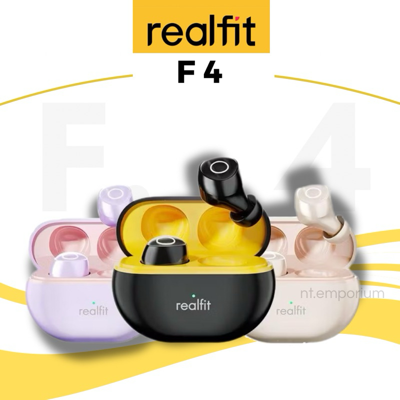 Fone Sem Fio Bluetooth-Realfit f4/ANC Cancelamento de Ruído, grave ...