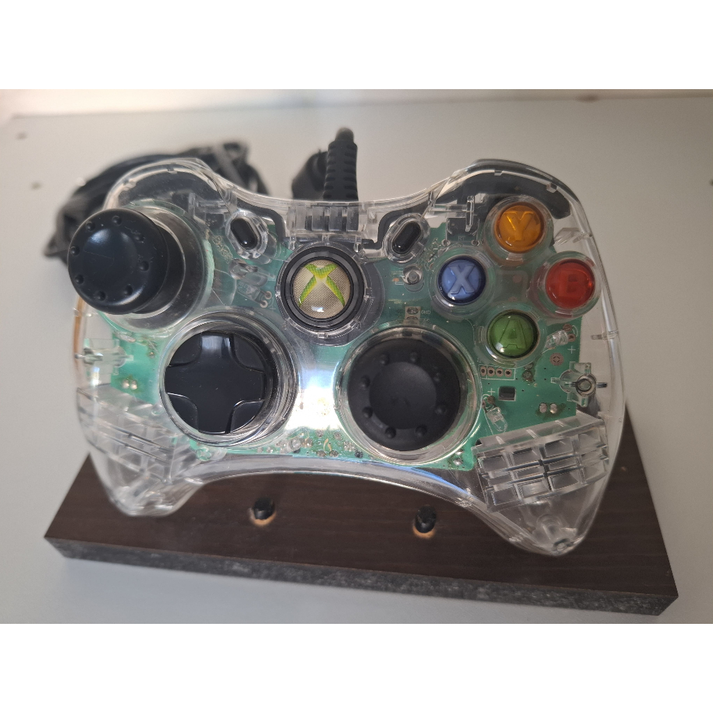 Controle Xbox 360 Transparente Afterglow Pc/x360 (cabo Usb) 100% ...