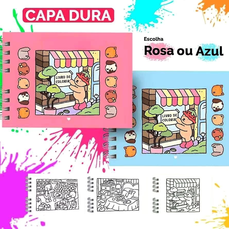 Livro De Colorir Bob Good de Capa Dura 50 Páginas Pronta Entrrega ...