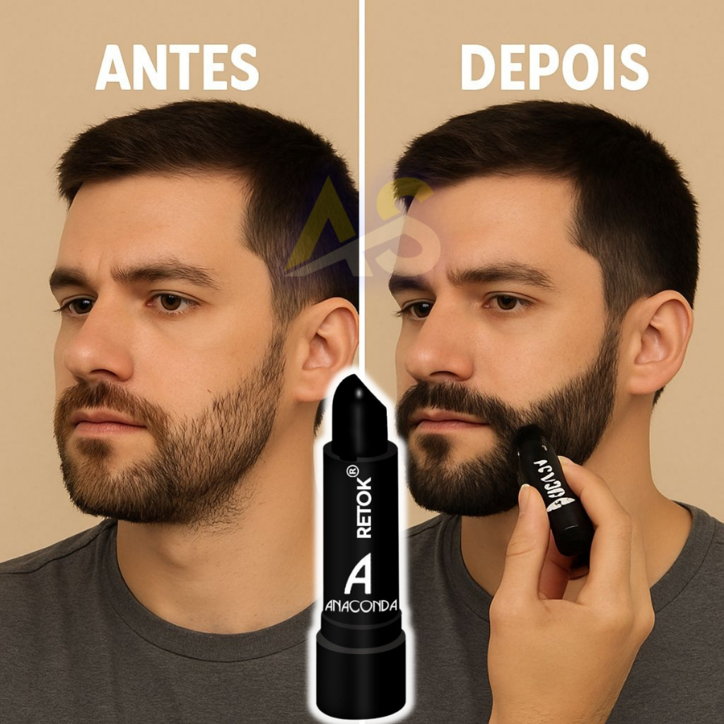 Preenchedor De Barba Falhada | Fios Brancos | Falha Bigode Bastão Retok ...