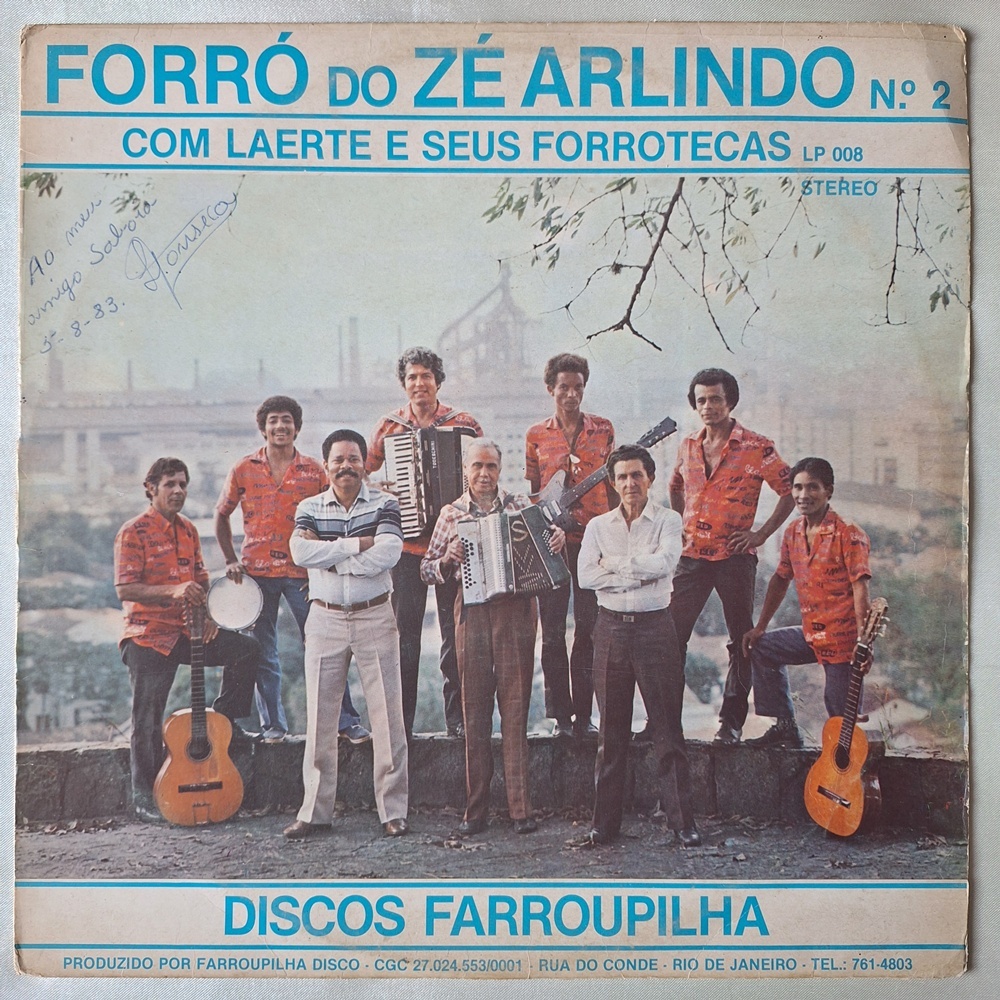 DISCO DE VINIL LP - VÁRIOS – FORRÓ DO ZÉ ARLINDO VOL 2 - COM LAERTE E ...