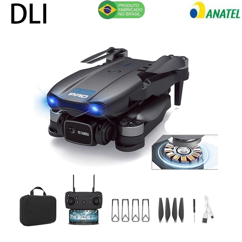Dli Mini Drone E99 Pro 2 Dual Câmera 4k Profissional Motor Sem Escova 1 ...