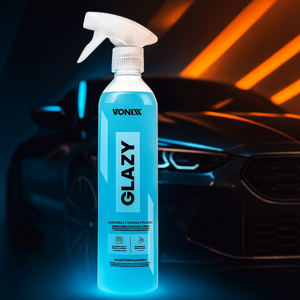 Limpa Vidros Glazy Vonixx 4 Em 1 Limpa Protege Condiciona com Redutor de Riscos | Shopee Brasil