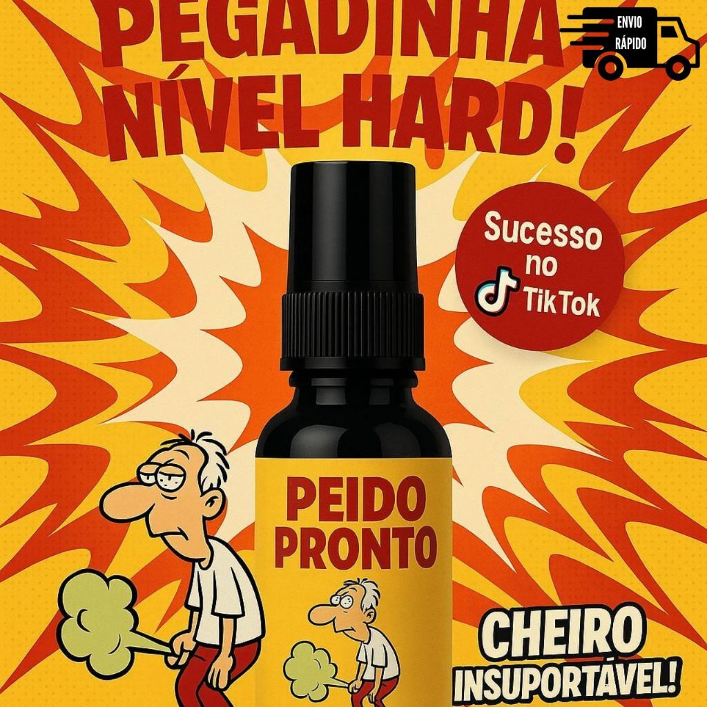 Peido Pronto OFICIAL - Cheiro de Peido Spray Falso Realista - Pegadinha ...