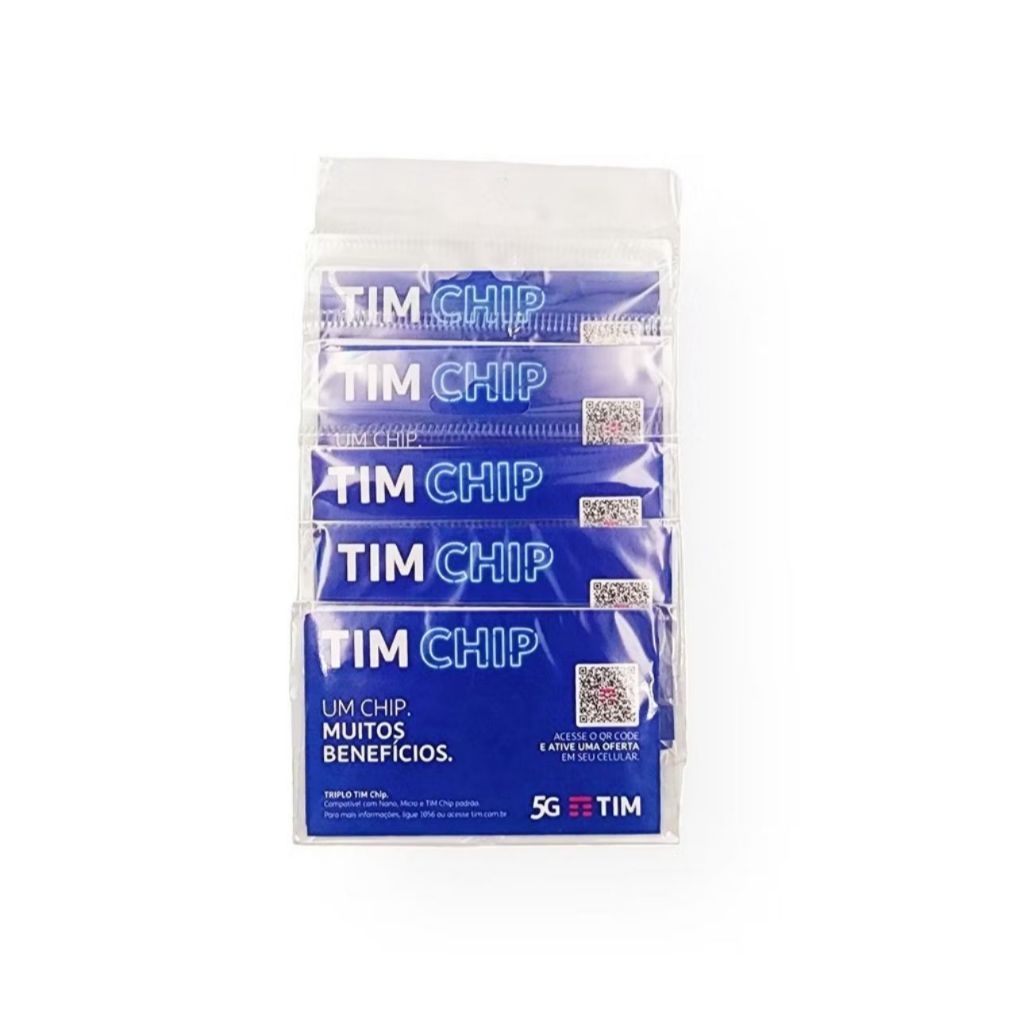 Chip Tim Sem Crédito Lacrado | Shopee Brasil