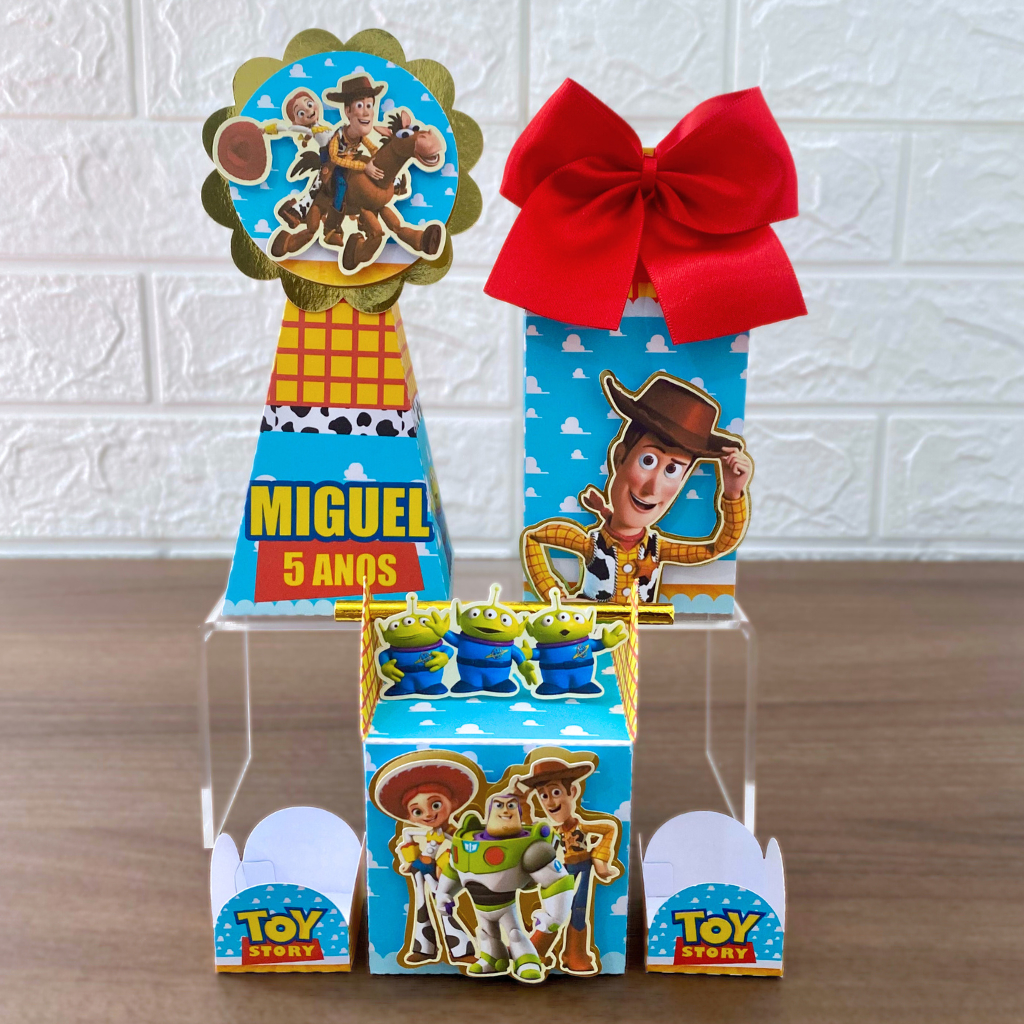 KIT Festa Toy Story Personalizados | Caixas e Lembrancinhas para Festa ...