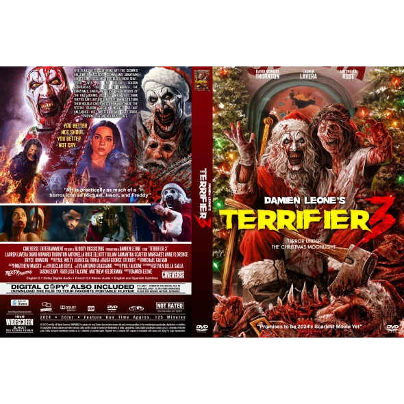 DVD Terrifier 3 2024 Dublado e Dual Áudio HD1080p | Shopee Brasil