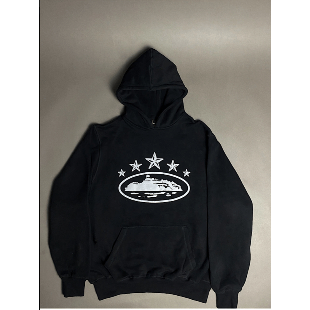 Moletom Cortez Alcatraz Qualidade Premium Hoodie Preto e Branco Unissex ...
