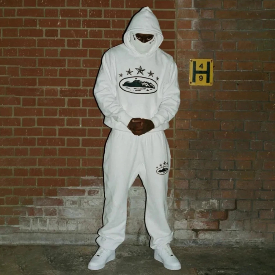 Moletom Cortez Alcatraz Qualidade Premium Preto e Branco Unissex ...