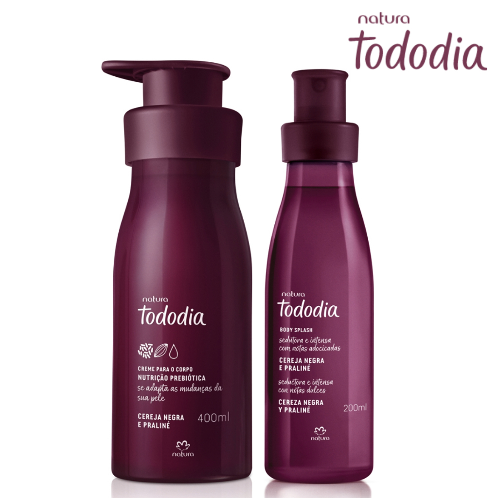Kit Natura Tododia Cereja Negra e Praliné (ORIGINAL E LACRADO ...
