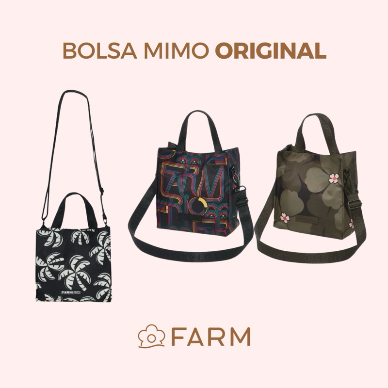 Bolsa Farm Mimo Original - Todas as estampas | Shopee Brasil