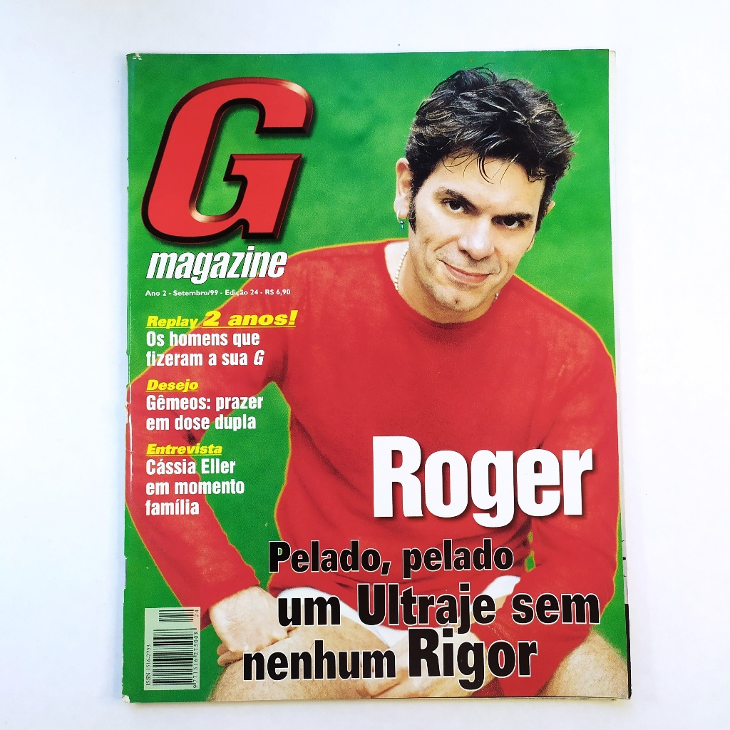 Revista G Magazine - Roger Ultraje a Rigor - Edição 24 | Shopee Brasil