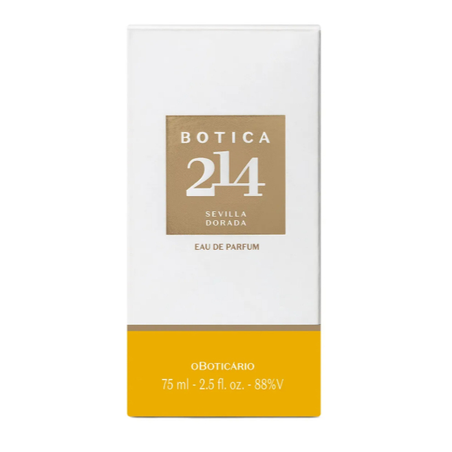 Perfume Botica 214 Sevilla Dorada Feminino Eau De Parfum O Boticário | Shopee Brasil