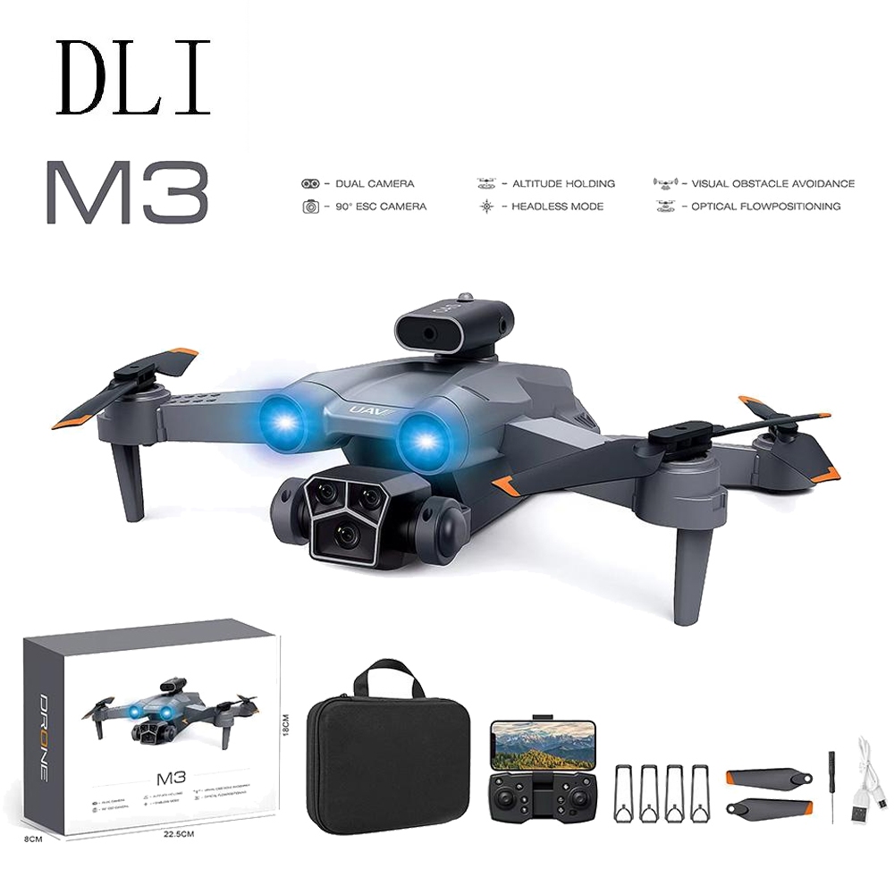 DLI 2025 Nova Professional Mini Drone M3 FP8K Com Tripé Câmera Hd 2 ...