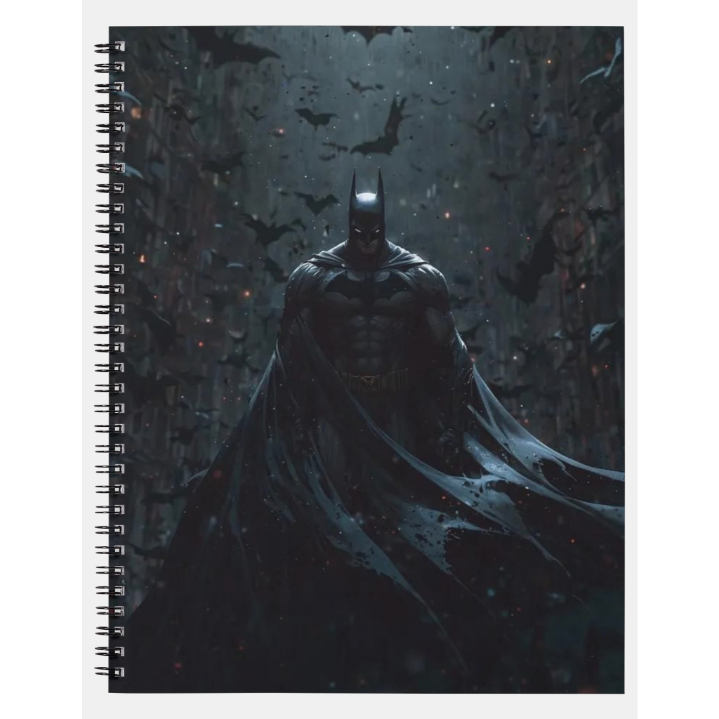 Caderno Universitário Batman Capa Dura com Espiral – 1, 10, 15 ou 20 ...