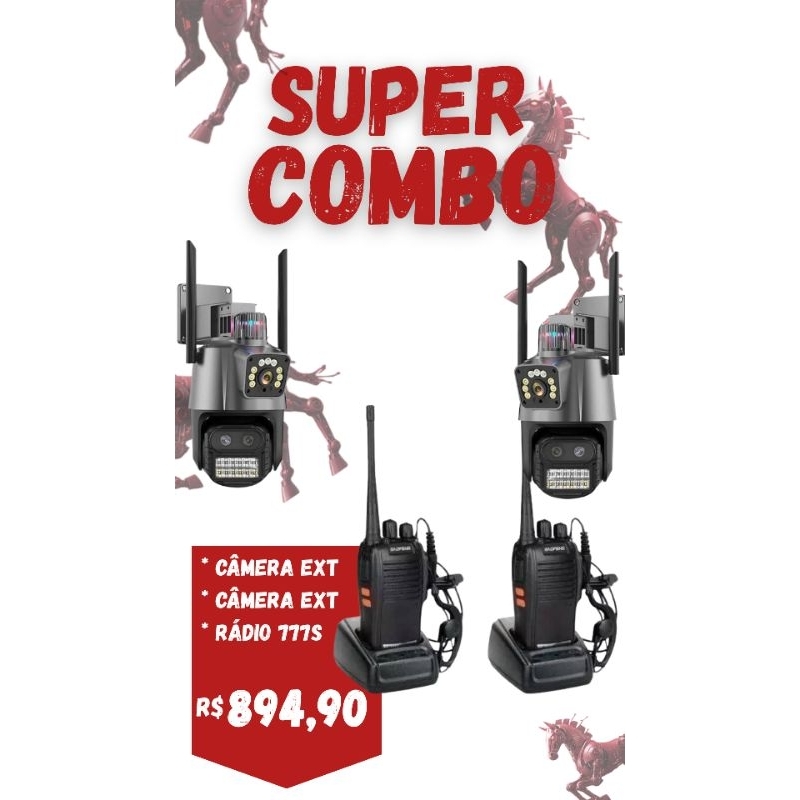KIT CAMERA E RADIO | Shopee Brasil