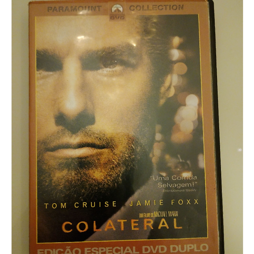 Colateral dvd duplo - tom cruise e jamie foxx - filme de locadora ...