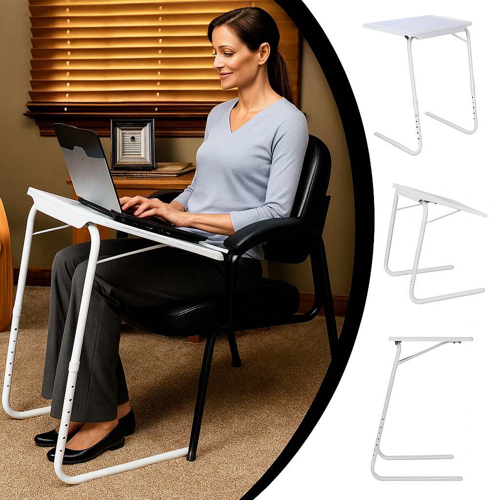 Mesa Encaixe Dobravel Modelo Branca Dobravel Multiuso Mesa Apoio, Mesa ...