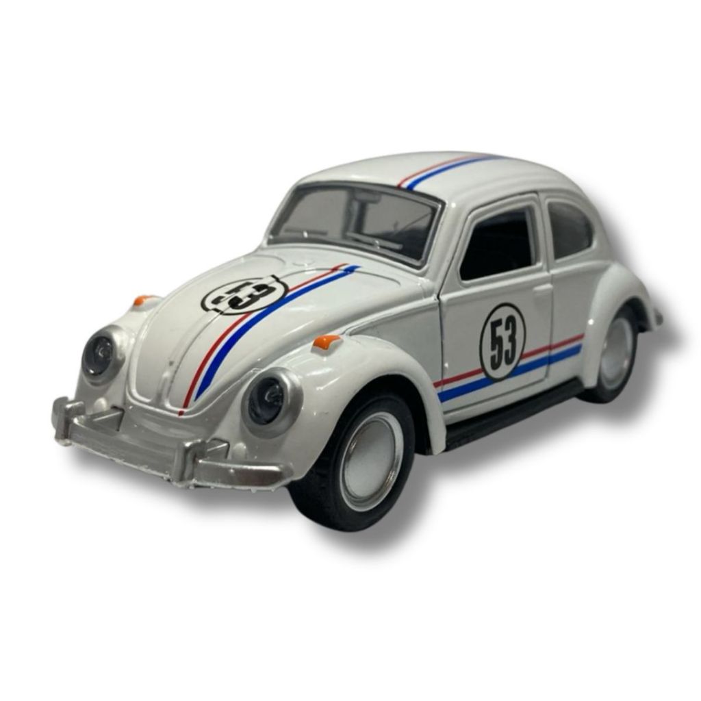 Miniatura Volkswagen Fusca Herbie 53 Metal Fricção 1:32 | Shopee Brasil
