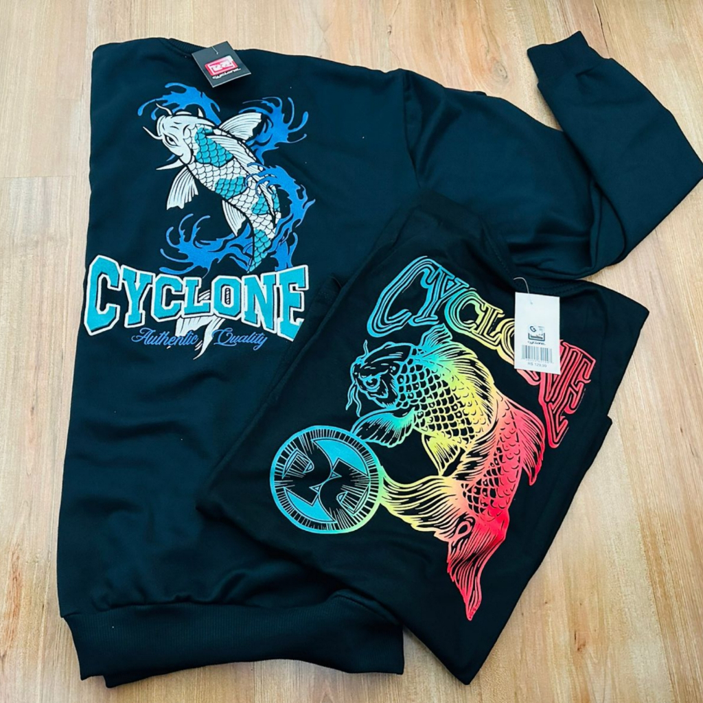 Kit Blusa Da Cyclone De Moletom Carpa e Camiseta Top | Shopee Brasil