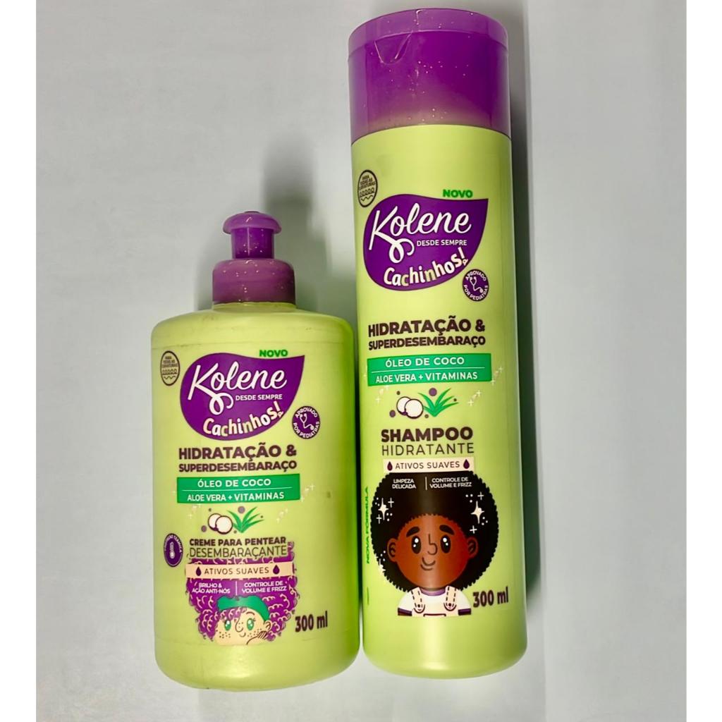 Kit Kolene Kids Cachinhos Shampoo+Creme Para Pentear | Shopee Brasil