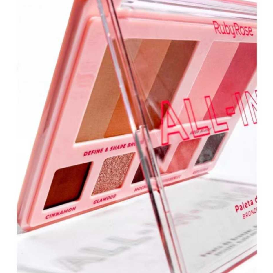 Paleta De Maquiagem Multifuncional All-In-One - Ruby Rose | Shopee Brasil