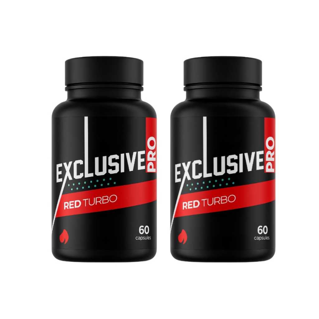 2 Exclusive Pro Red Turbo Capsulas 60un - Formula Concentrada ...