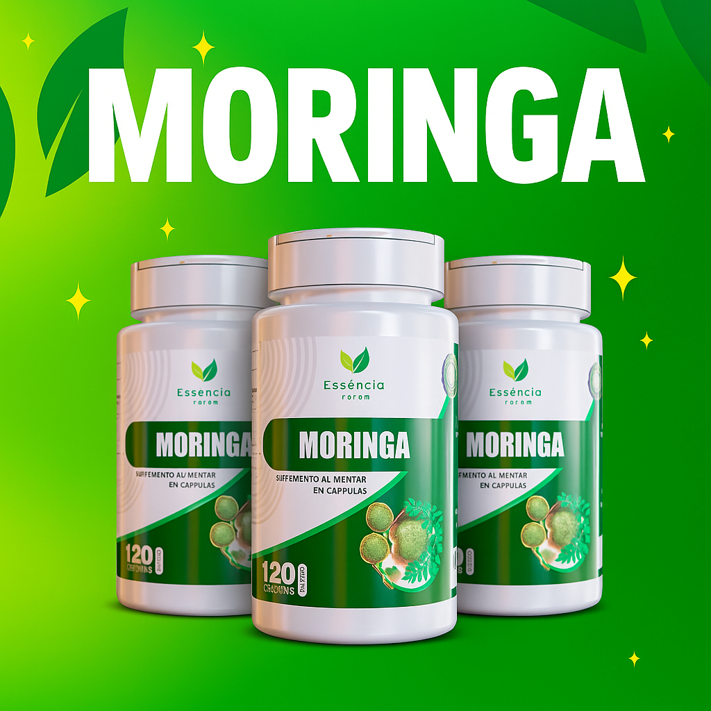 Moringa Oleifera - 120 Cápsulas 500mg - Planta da vida - Original ...