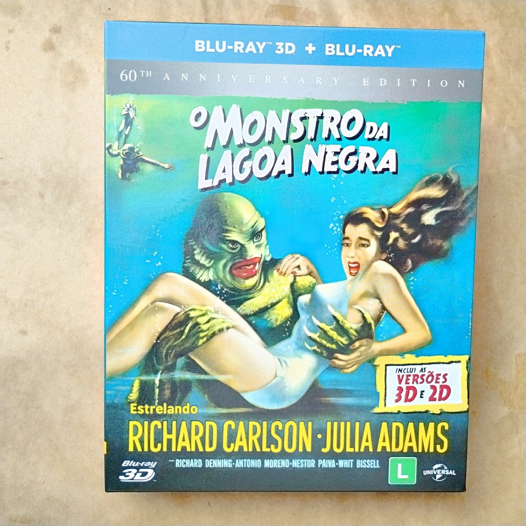 BLURAY 3D / BLURAY - O Monstro da Lagoa Negra (Creature From The Black ...