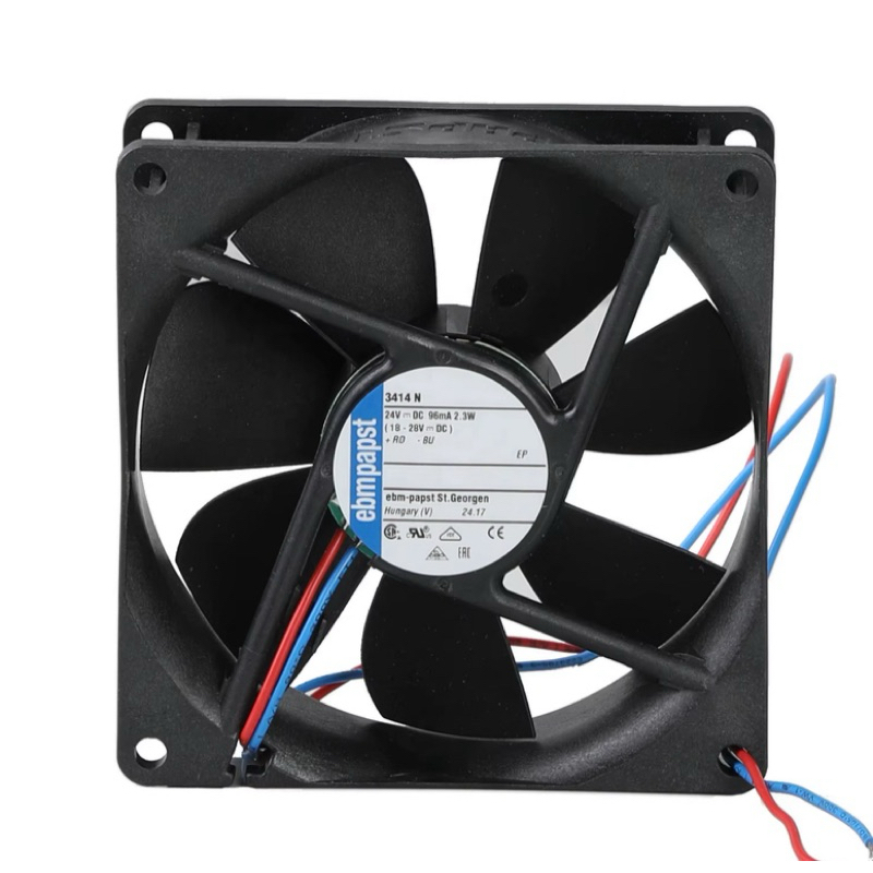 Ventiladores de CC DC Tubeaxial Fan, 92mm, 24VDC, 49.4CFM - EBM PAPST ...