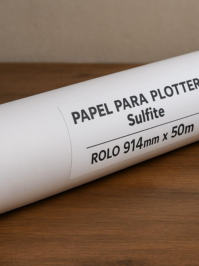 Bobina Papel Sulfite para Plotter Rolo 914mm x 50m 90g | Shopee Brasil