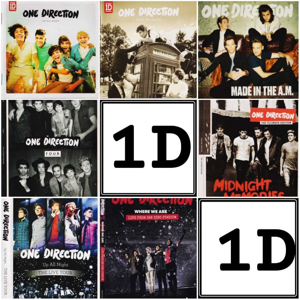 CD ONE DIRECTION - OPÇÕES & DETALHES NA DESCRIÇÃO | Shopee Brasil