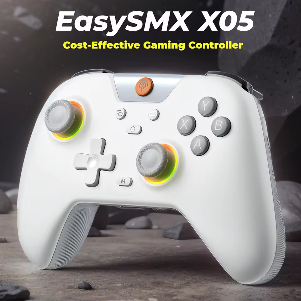 Controle Easysmx X05 Original - Hall Effect Tri-Modo PC Switch Android TV Box LED Turbo | Shopee ...