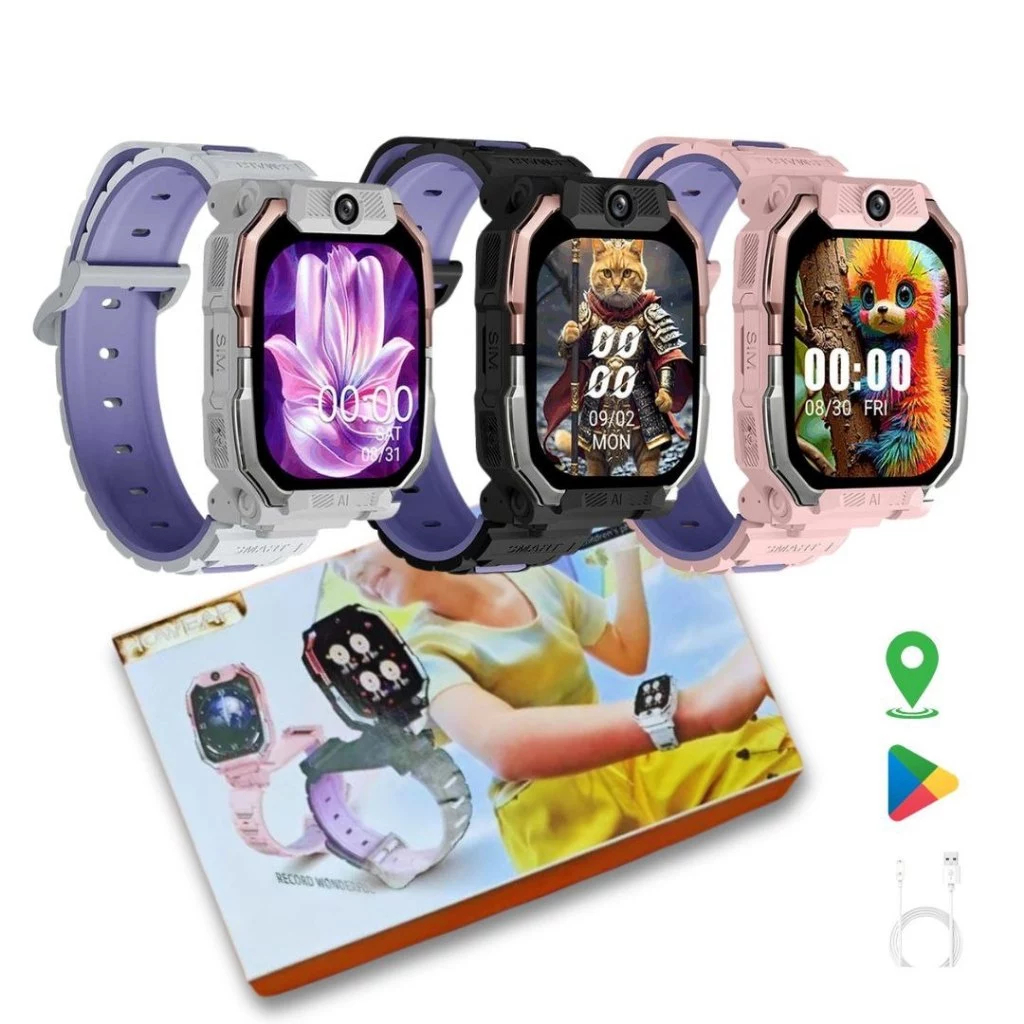 Smartwatch Infantil Howear HW Z10 4G Android 4/64GB AMOLED Câmera Chip ...