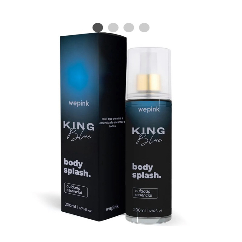 Body Splash King Blue 200 ml masculino Virginia Fonseca Wepink original | Shopee Brasil