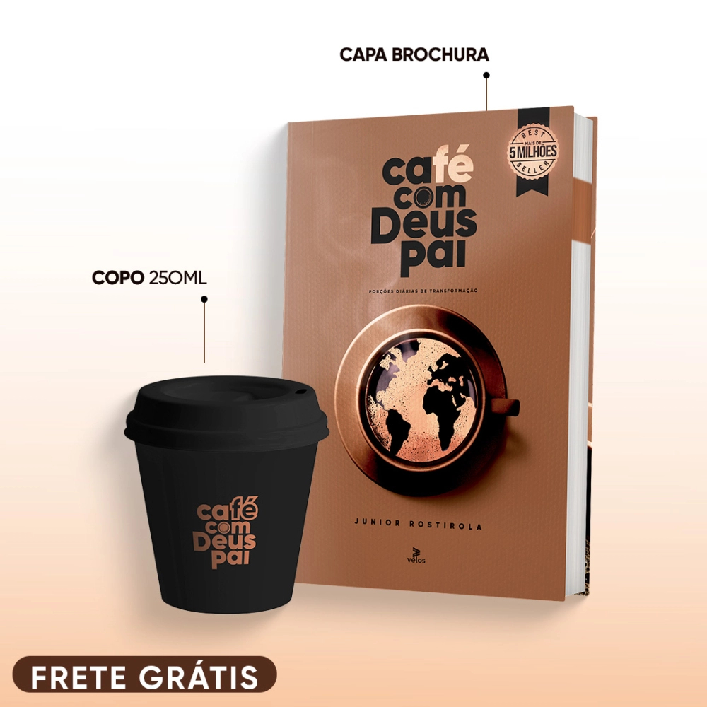 Café com Deus Pai edição 2025 + Presente: copo mini | Shopee Brasil