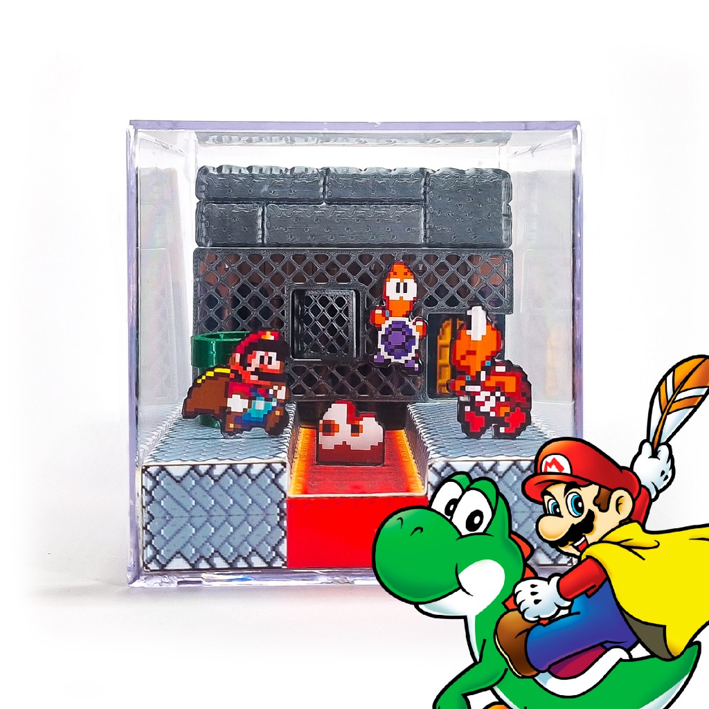 Cubo Diorama super Mario World - Cave Phase | Shopee Brasil