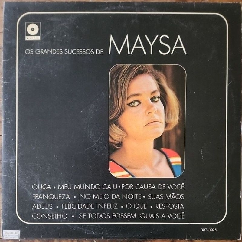 LP OS GRANDES SUCESSOS DE MAYSA - DISCO DE VINIL 1968 | Shopee Brasil