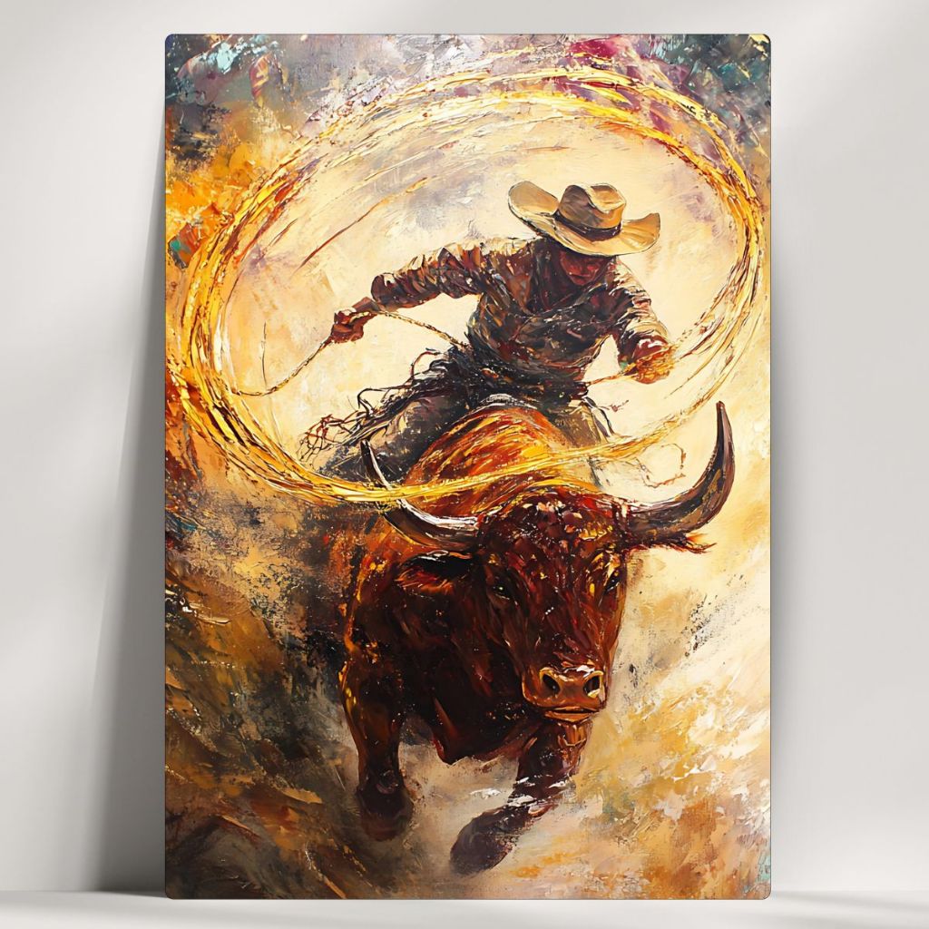 Quadro Decorativo Boiadeiro - Pintura Contemporânea - Umbanda e ...