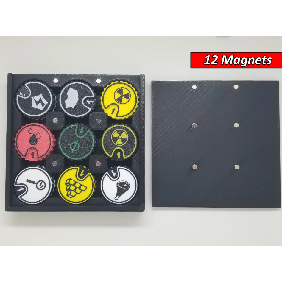 Marcadores MTG | Contadores de Jogo para Magic | 32mm - Impressão 3D ...