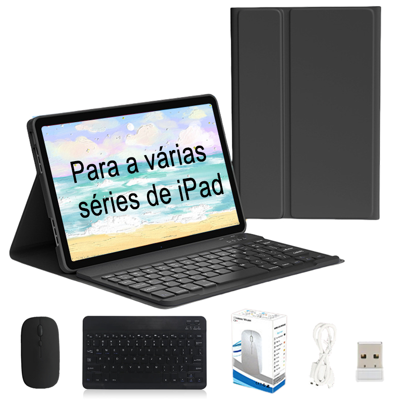 Capa para tablet iPad 11ª gen (A16)/10ª gen (10.9)/9ª gen/Air7/Air6 com ...
