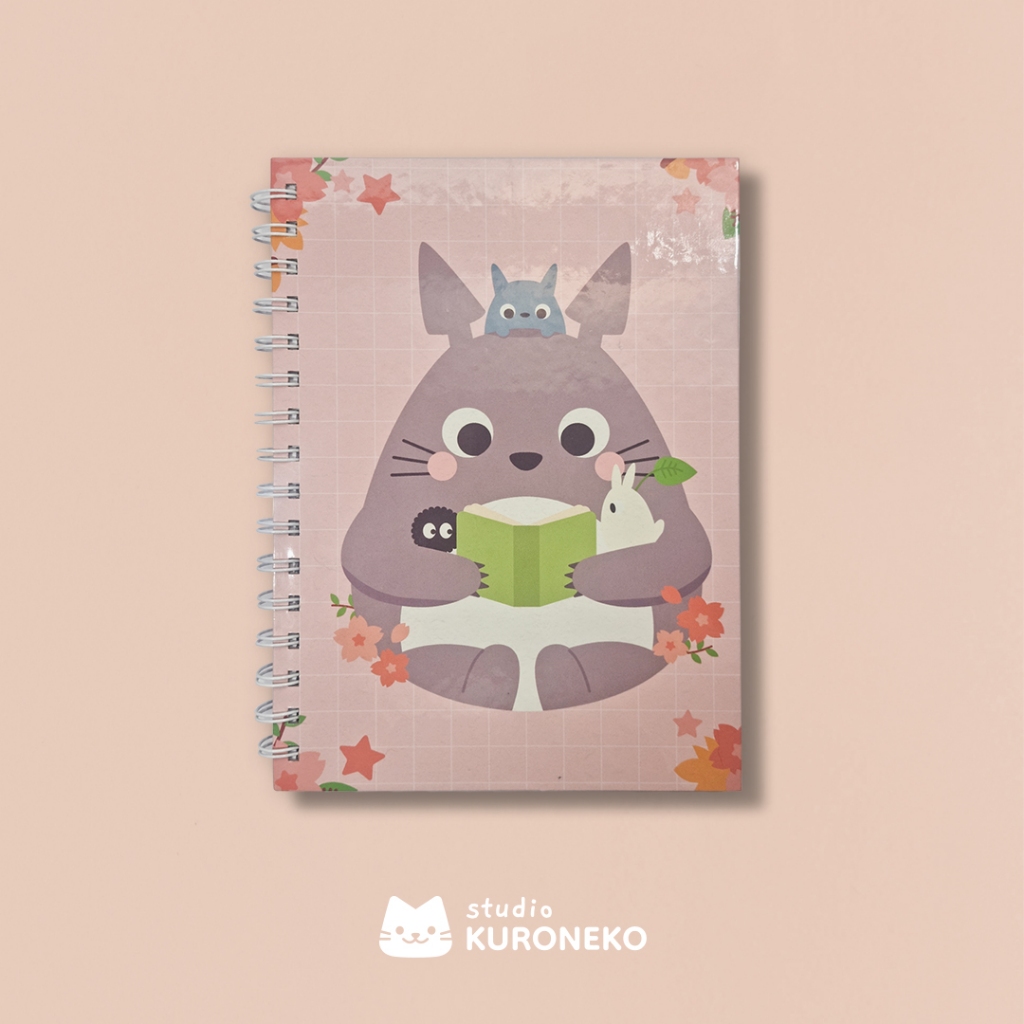 Caderno Capa Dura Totoro e Amigos - 80 Folhas - Wire-O | Shopee Brasil
