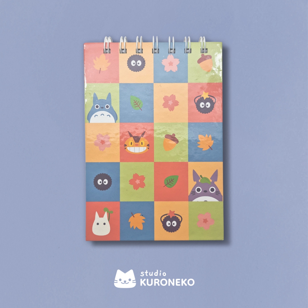 Caderno Capa Dura Padrão Totoro - 80 Folhas - Wire-O | Shopee Brasil