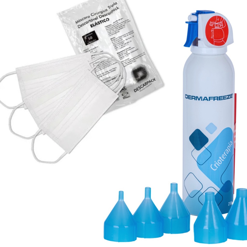 Dermafreeze 210g Crioterapia Verrugas Lesões de Pele HPV Dermatologia ...