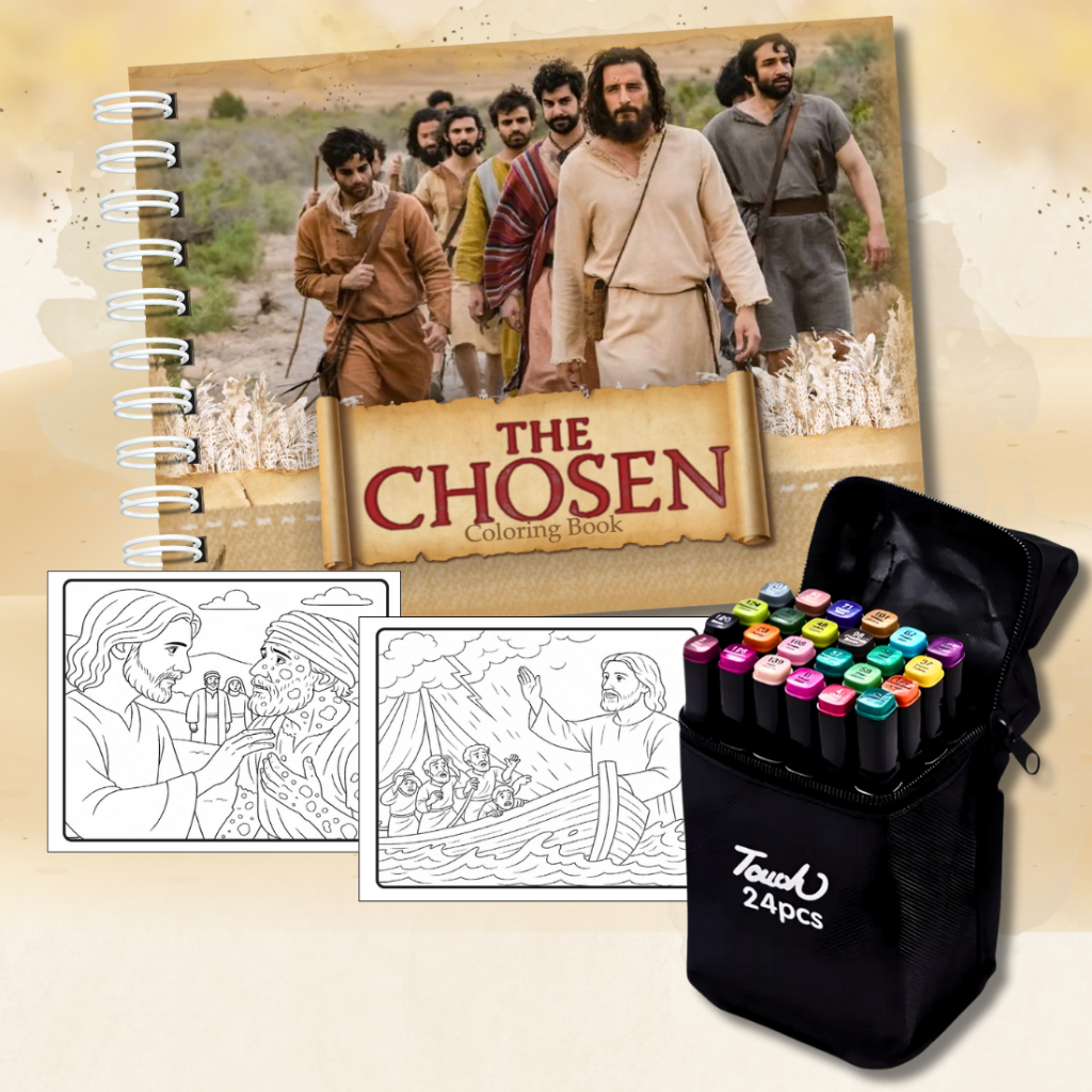 Livro para Colorir The Chosen 50 Folhas A5 180g Capa Dura A PRONTA ...